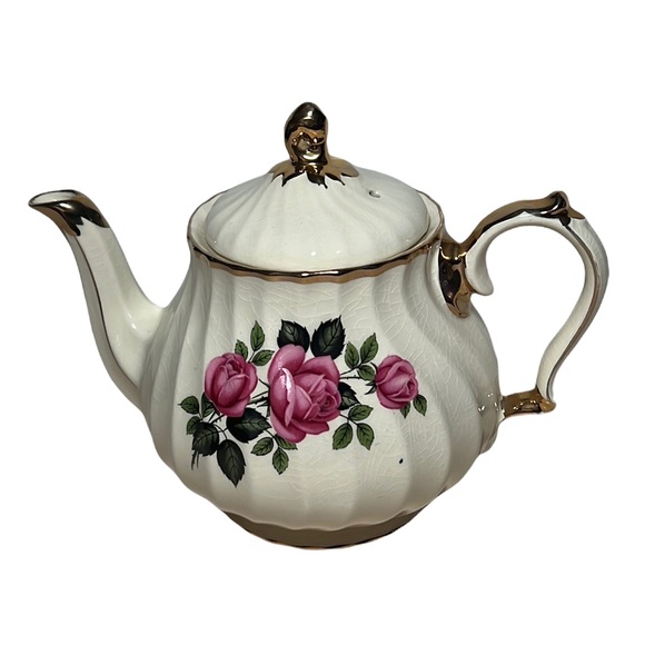 Sadler | Kitchen | Sadler Pink Rose Teapot Vintage | Poshmark